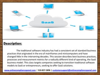 Building the SaaS factory | PPT