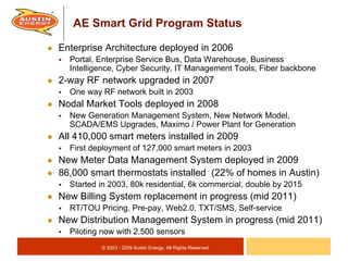 Building The Smart Grid 2009 Oct | PDF | Gas and Electric | Home Utilities