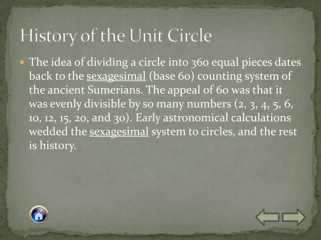 Building the Unit Circle | PPSX