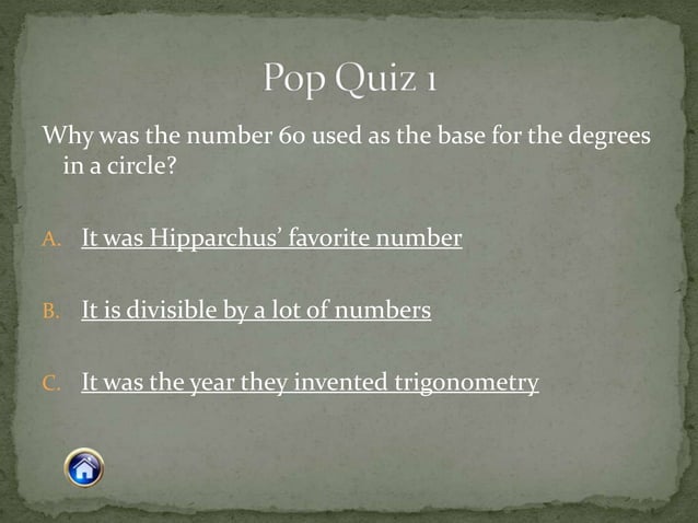 Building the Unit Circle | PPSX