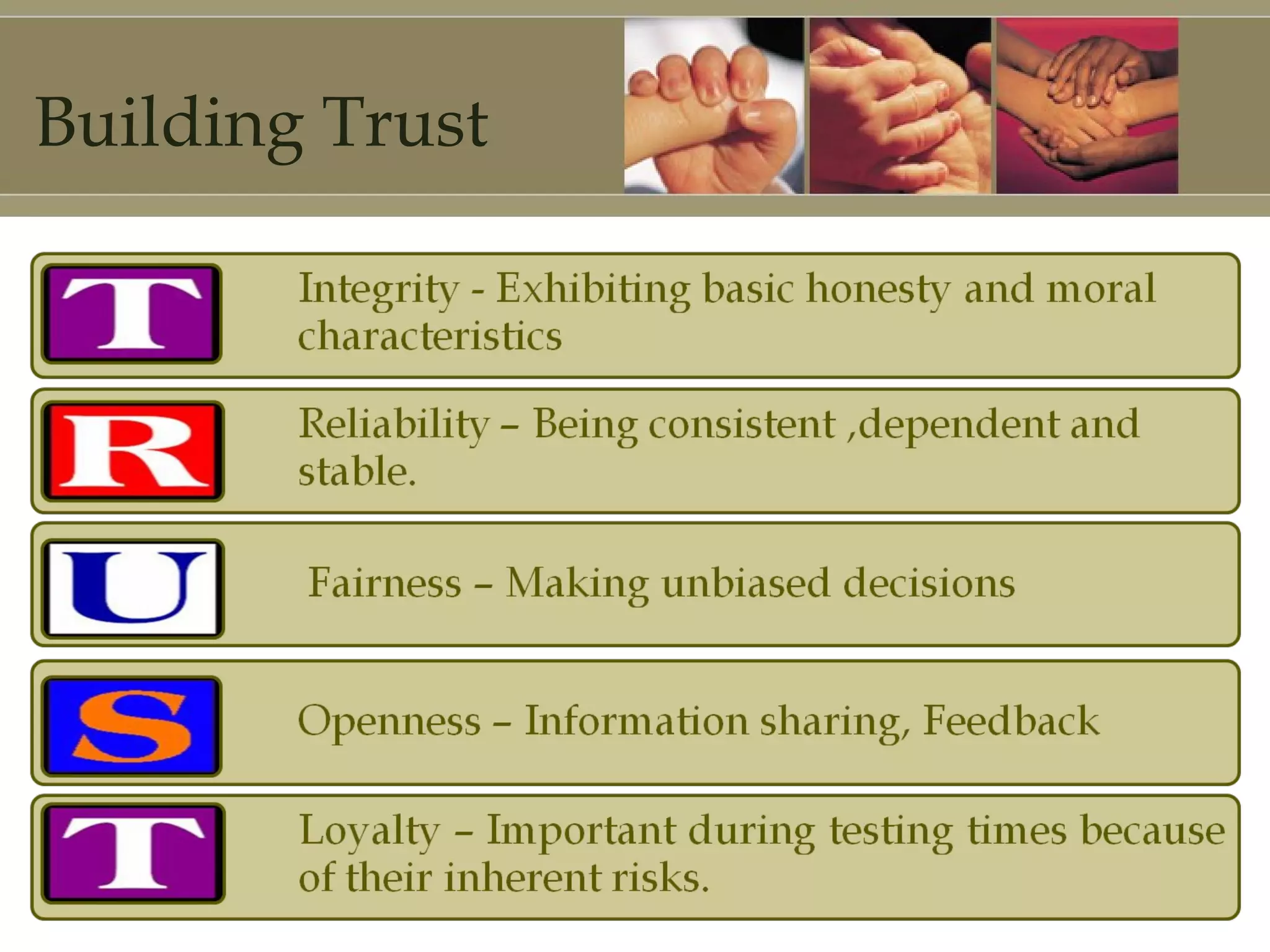 Building Trust | PPT