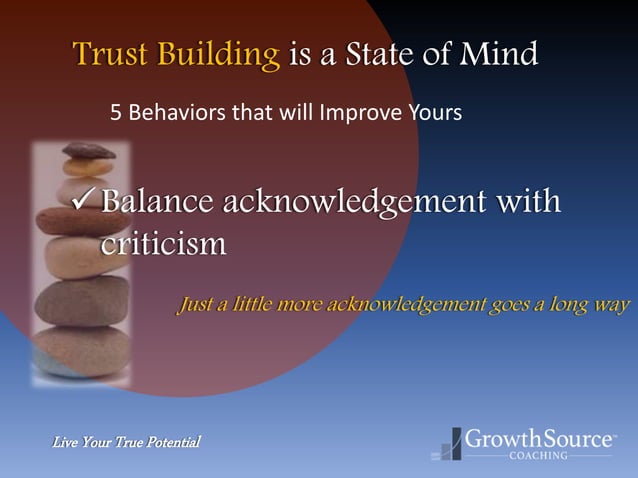 Building Trust as a Leader | PPTX