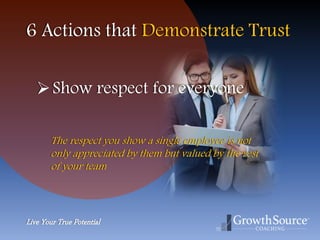 Building Trust as a Leader | PPTX