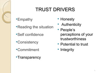 Building trust 2 | PPT