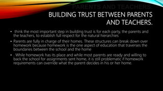 Building trust in a secondary school in South Africa | PPTX