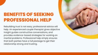 Building Trust in Relationships: Techniques from Couple Therapy | PDF