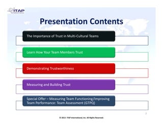 Building Trust on Multi-Cultural Teams | PDF