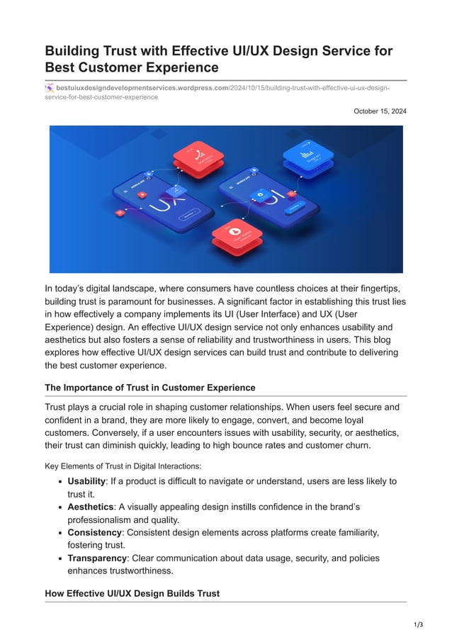 Building Trust with Effective UIUX Design Service for Best Customer Experience.pdf