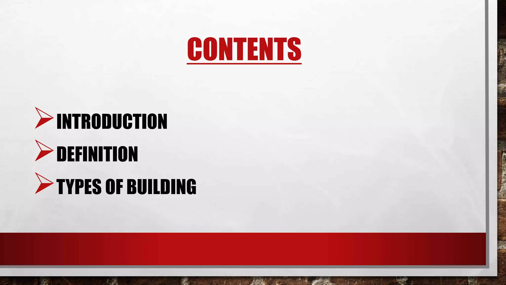 Building and its types | PPTX