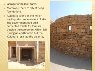 KULDHARA VILLAGE SITE STUDY | PPTX