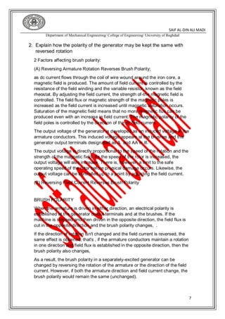 Building up voltage self excited shunt generator | PDF