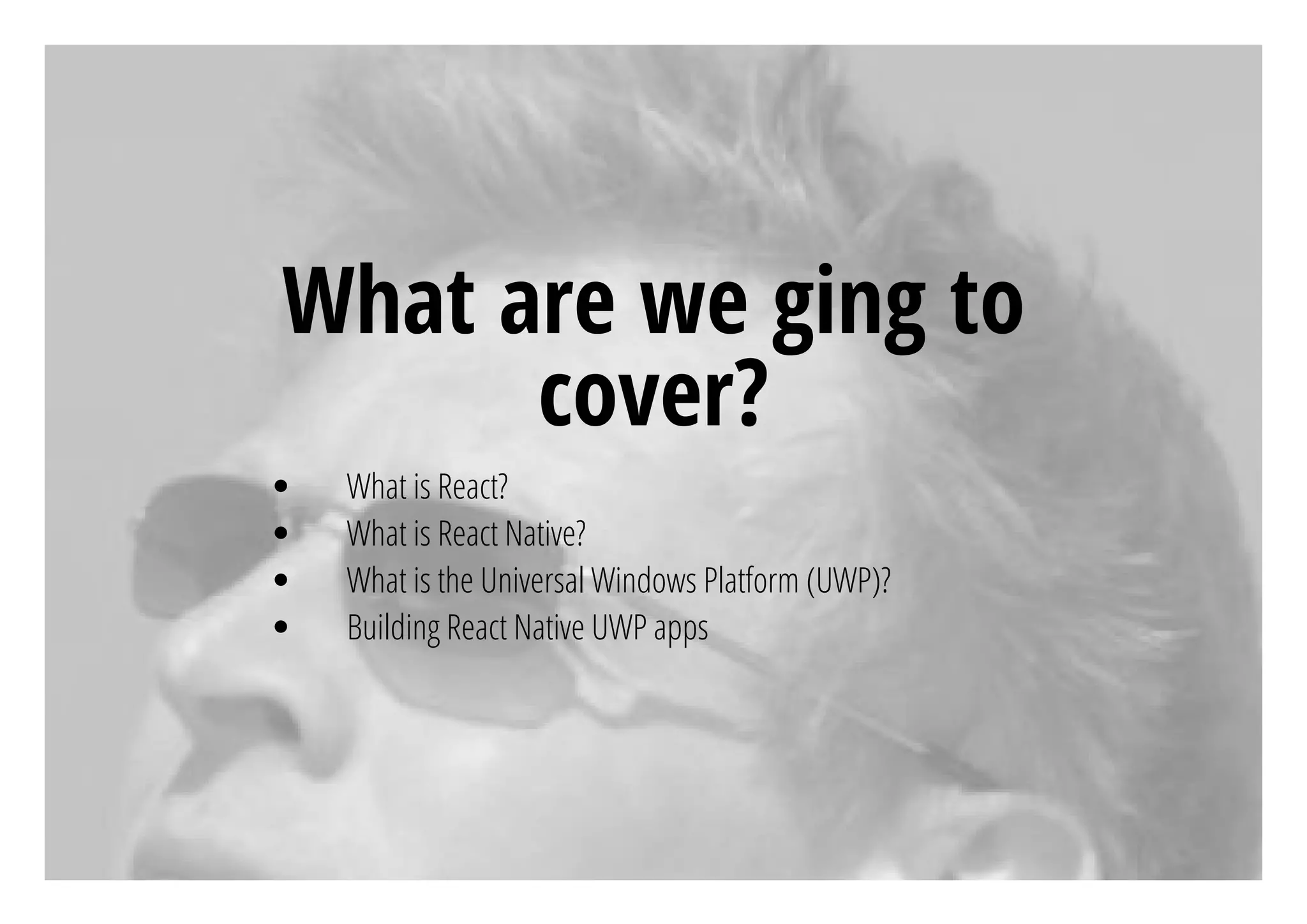 Building UWP apps with React-Native | PPT