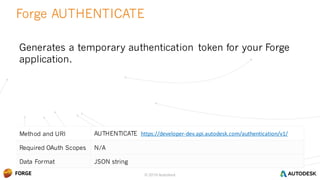 Forge - DevCon 2016: Building Value-Added Integrations with Autodesk’s ...