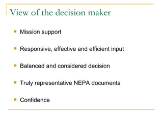 Building Value Into The Nepa Process (Aka Why Is This Important) | PPS