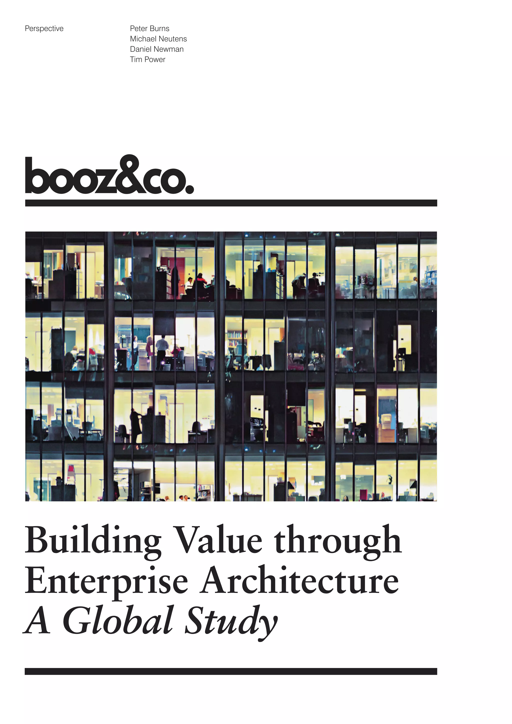 Building Value Through Enterprise Architecture | PDF