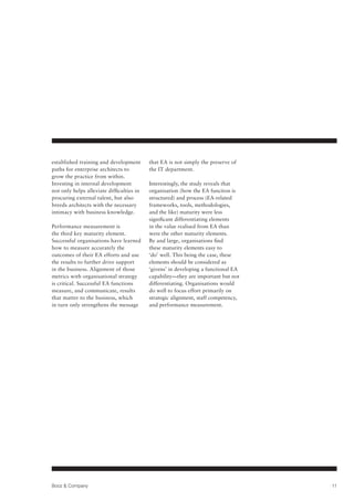 Building Value Through Enterprise Architecture | PDF