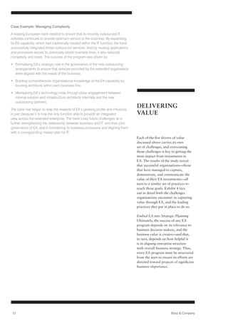 Building Value Through Enterprise Architecture | PDF