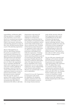 Building Value Through Enterprise Architecture | PDF