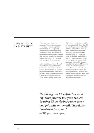 Building Value Through Enterprise Architecture | PDF