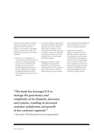 Building Value Through Enterprise Architecture | PDF