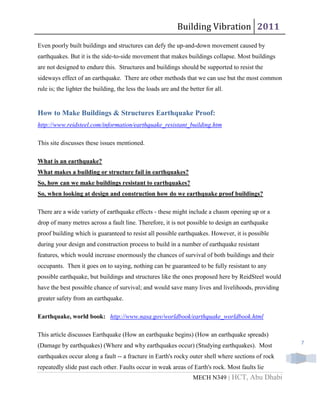 Building Vibration | PDF