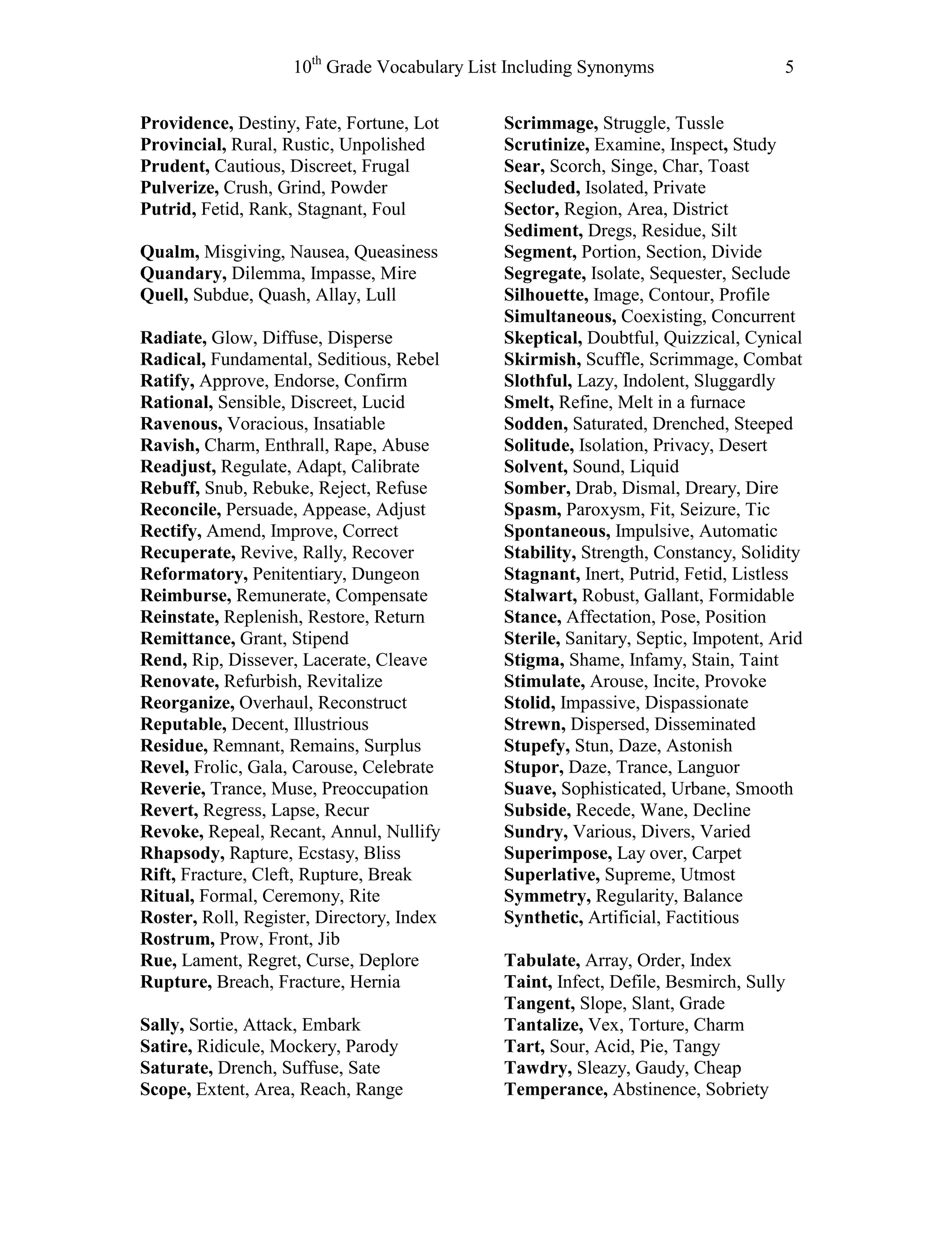 Building vocab | PDF