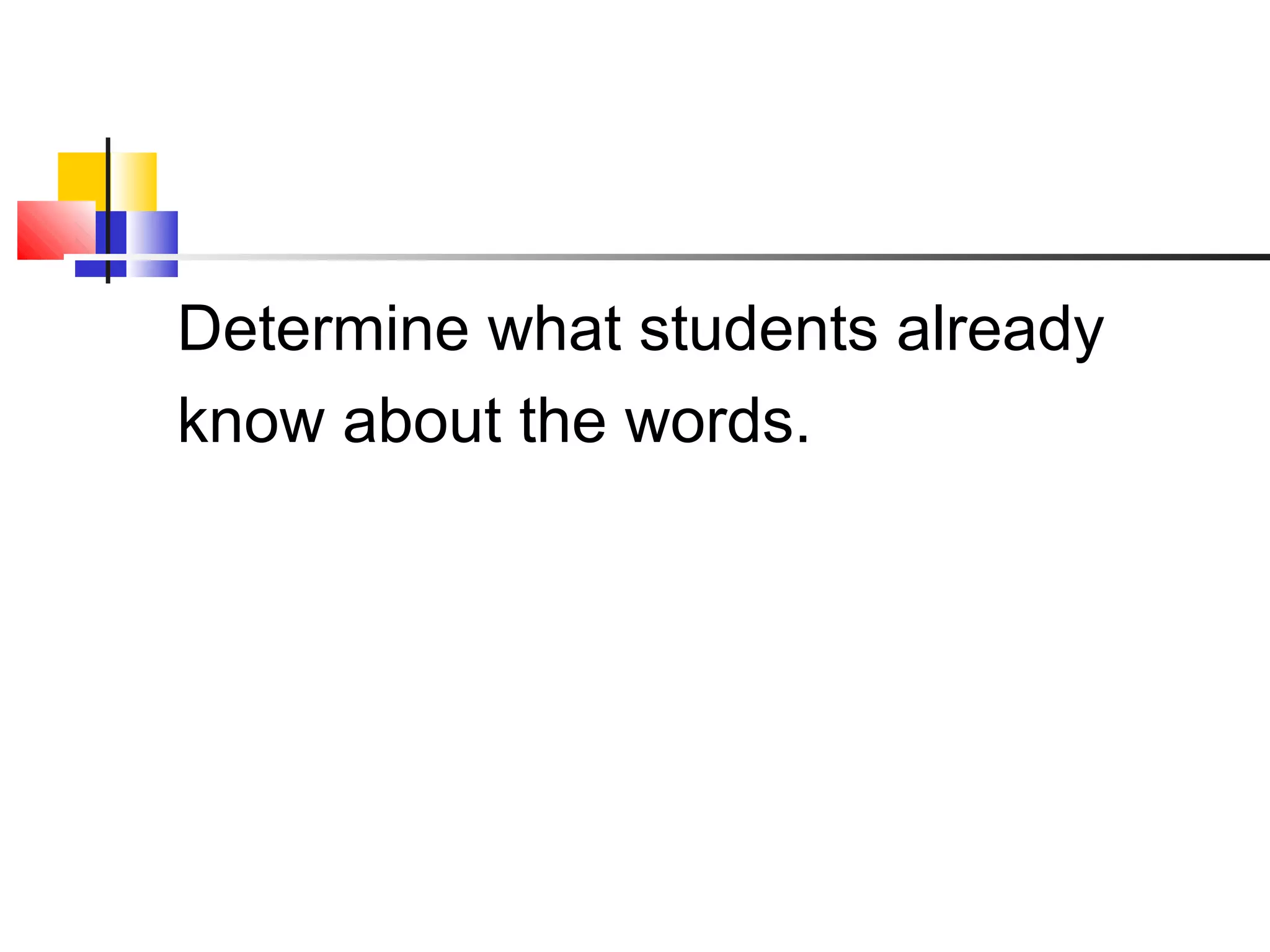 Building vocabulary | PPT