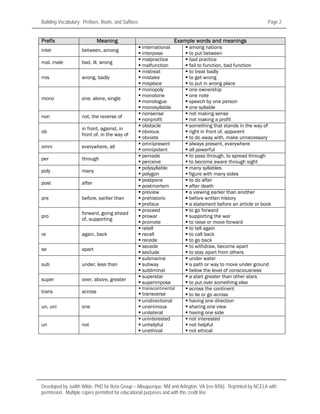 Building vocabulary | PDF