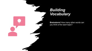 Building vocabulary | PPT