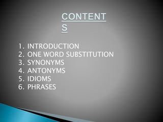 Building Vocabulary | PPTX