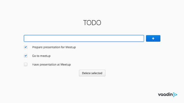 Building web apps with Vaadin 8 | PPT