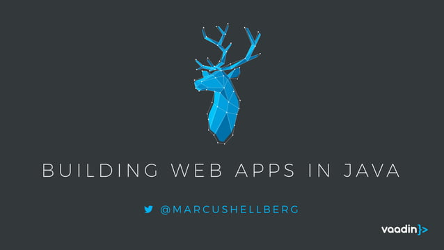 Building web apps with vaadin 8 | PPT