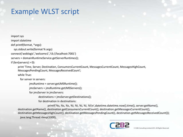 Building Weblogic Domains With Wlst 7906