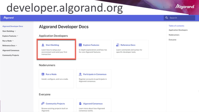 Building with Algorand 2.0, everything you need to know | PPT