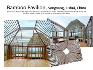 Building with Bamboo 6 Unique Ways | PPT