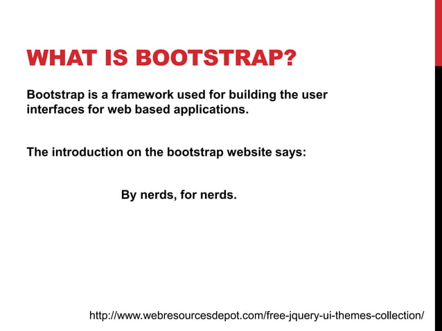 Building a Moodle theme with bootstrap | PPTX | Web Development | Internet