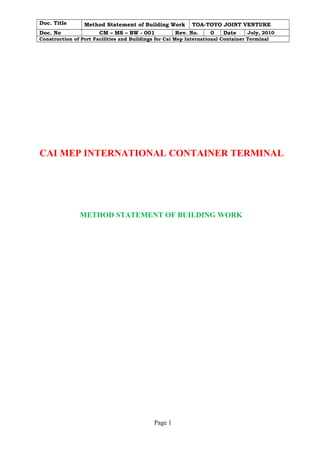 Buildingworkmethodstatement cm-ms-bw-001-141120013134-conversion-gate01(1) | PDF