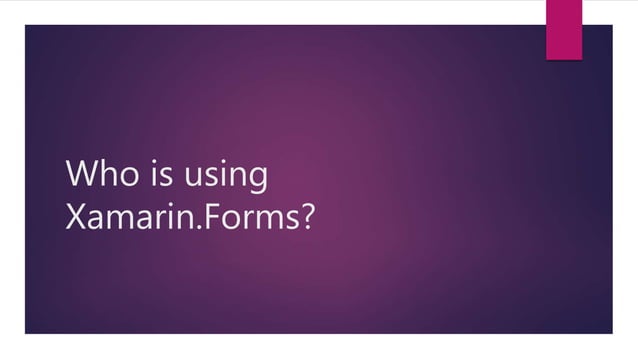 Building xamarin.forms apps with prism and mvvm | PPT