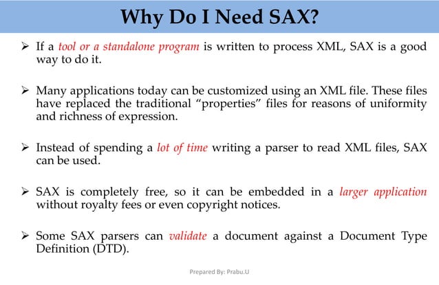 Building XML Based Applications | PPT