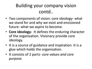 Building your company vision | PPTX
