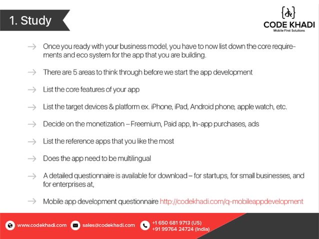 Building your first mobile app – 3 s strategy | PPTX