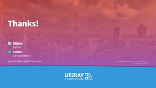 Building your next big thing on Liferay DXP | PPT