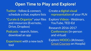 Building Your Online PLN | PPTX