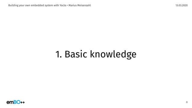 Building your own embedded system with Yocto | PPT