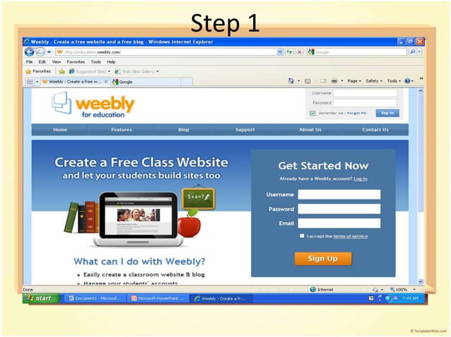 Weebly Education Website Building | PPTX