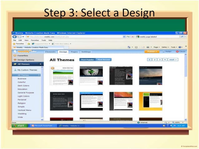 Weebly Education Website Building | PPTX