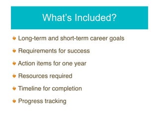 Build Your Professional Development Plan: How to Create a Career Plan ...