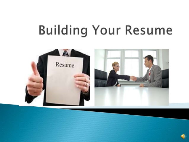 Building Your Resume | PPTX