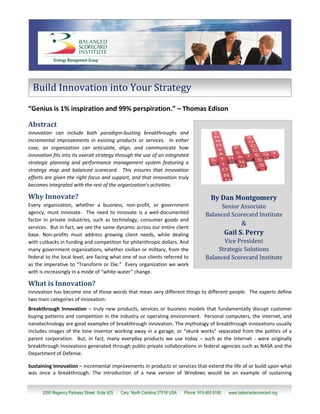 Build Innovation Into Your Strategy | PDF