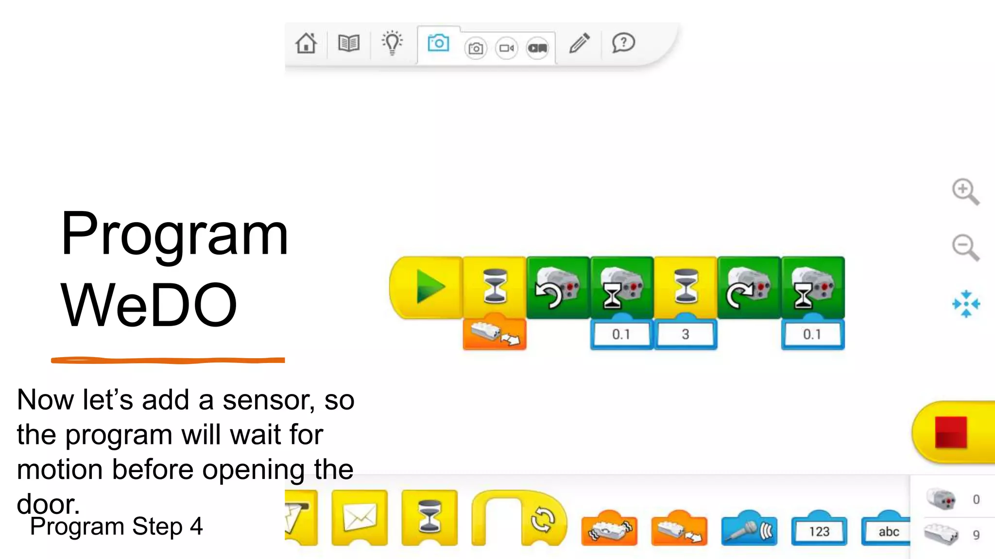 Build instructions automatic door using WeDo 2.0 | PPTX